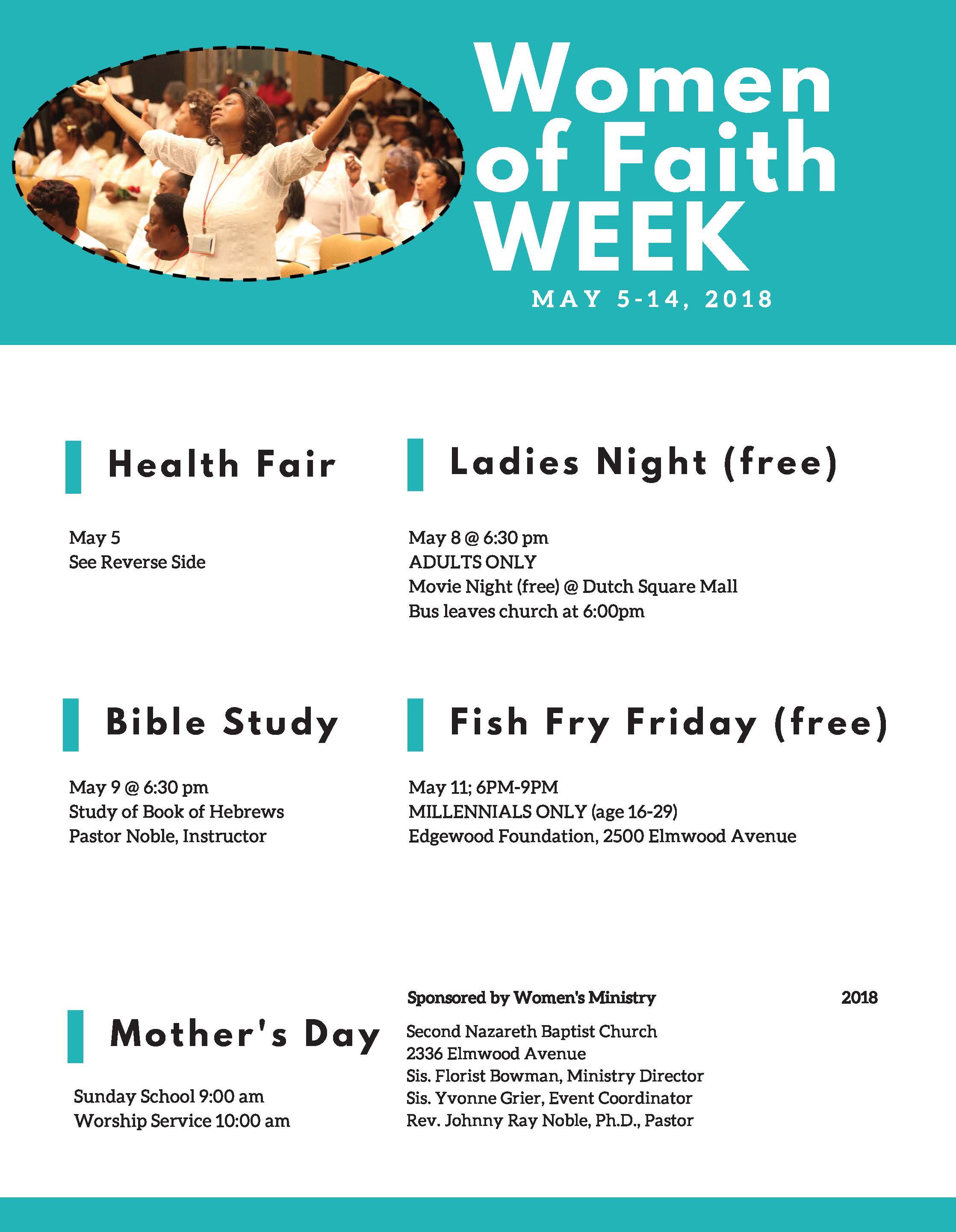Women of Faith Week | Gethsemane Baptist Association