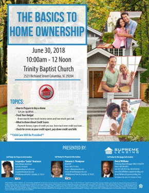 The BASICS to Home Ownership | Gethsemane Baptist Association