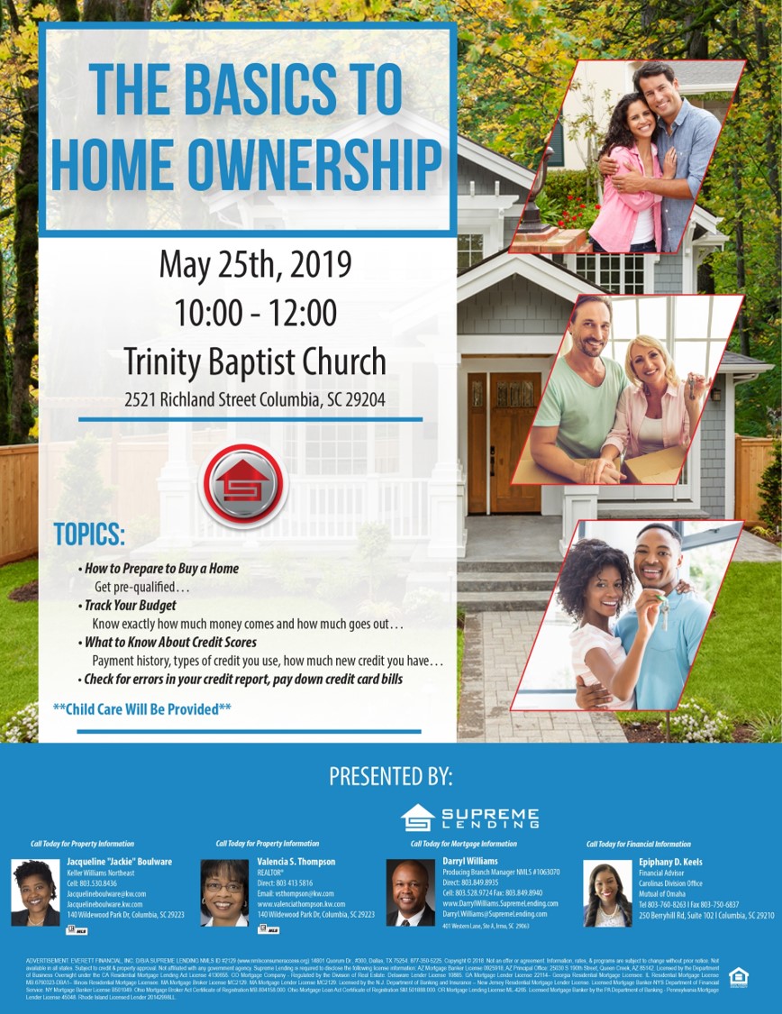 The Basic Homeowner | Gethsemane Baptist Association